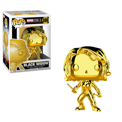 Gamora Funko Pop Vinyl 10th Anniversary Marvel Studios Gold Chrome ...