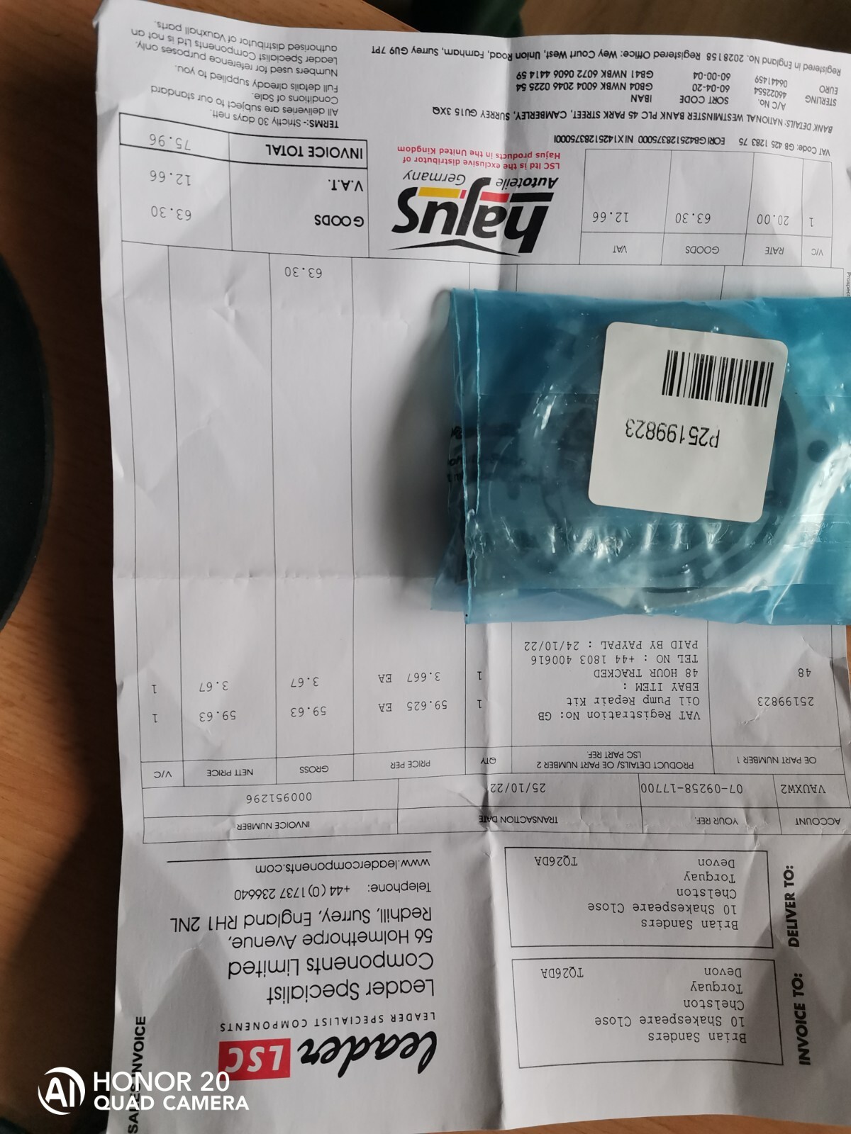 Vauxhall 25199823 Oil Pump Repair Kit for sale online | eBay