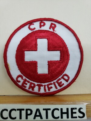 CPR CERTIFIED EMS EMT PATCH | eBay