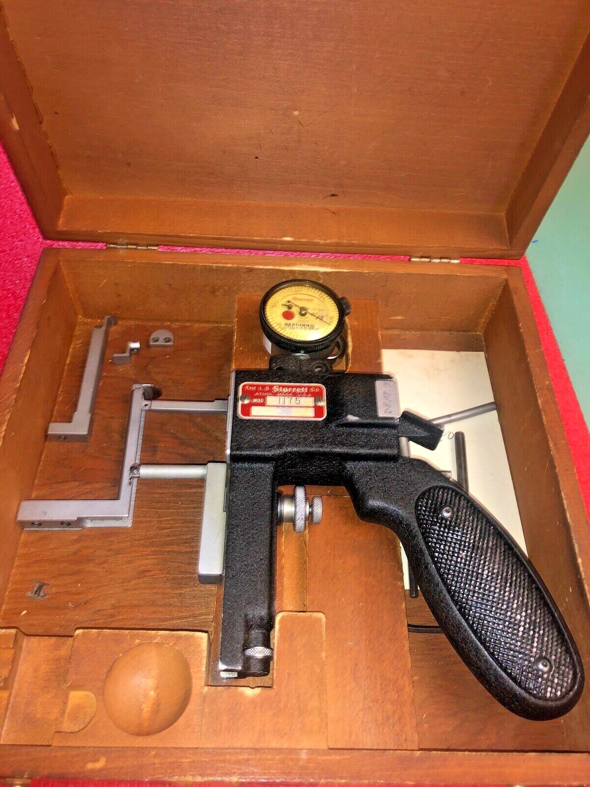 STARRETT NO. 1175 GROOVE GAGE WITH TIPS AND INDICATOR .0005" | eBay