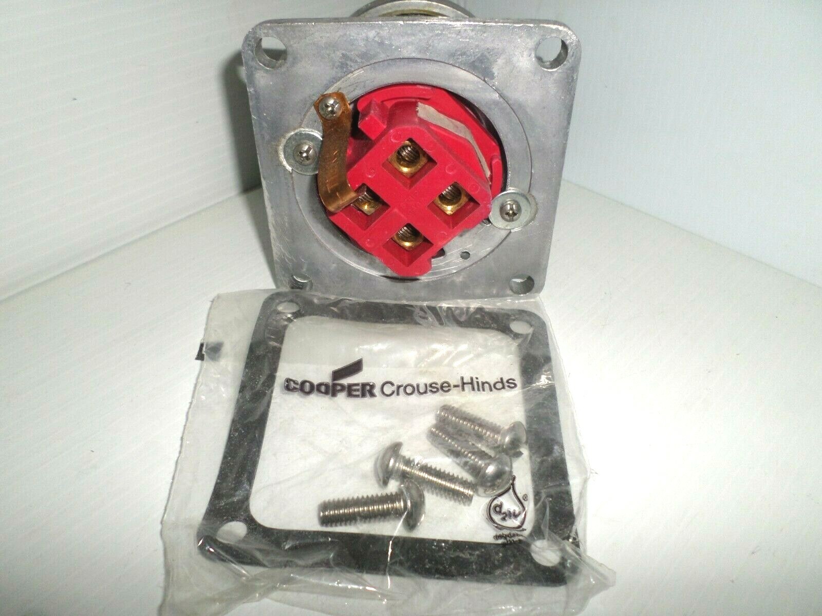 ⭐NEW IN BOX⭐CROUSE HINDS APJ6485&AR642 60 AMP 3W 4P ARKTITE PLUG ...