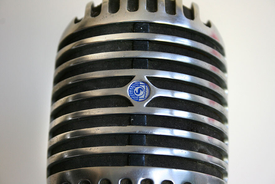 BLUE SHURE LOGO MICROPHONE, 8 REPLACEMENT DECALS | eBay