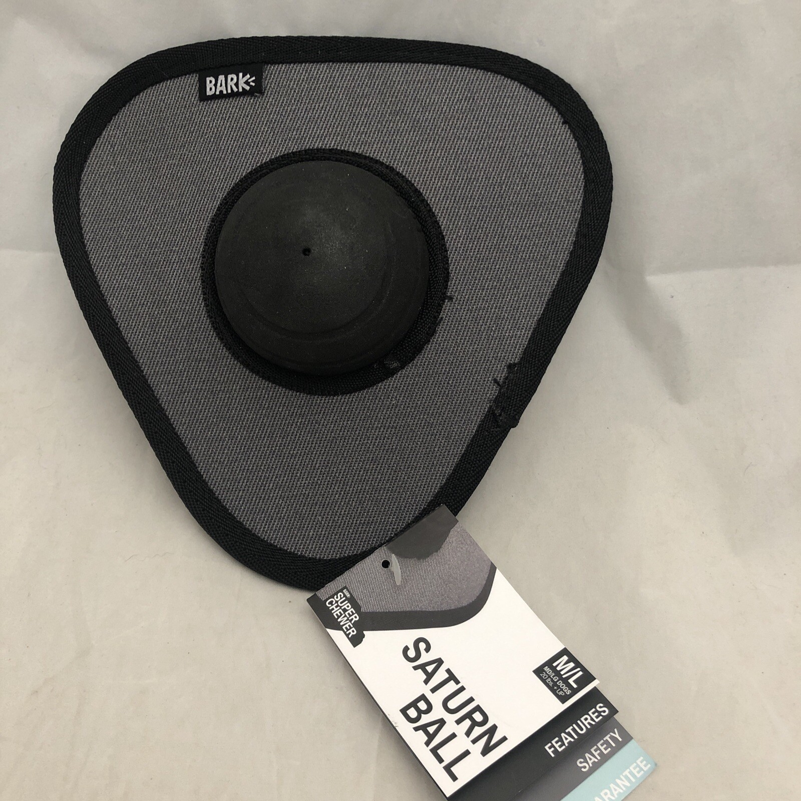 Bark Box Saturn Ball Super Chewer Dog Throw Disc Fetch Toy Wacky Wobble ...