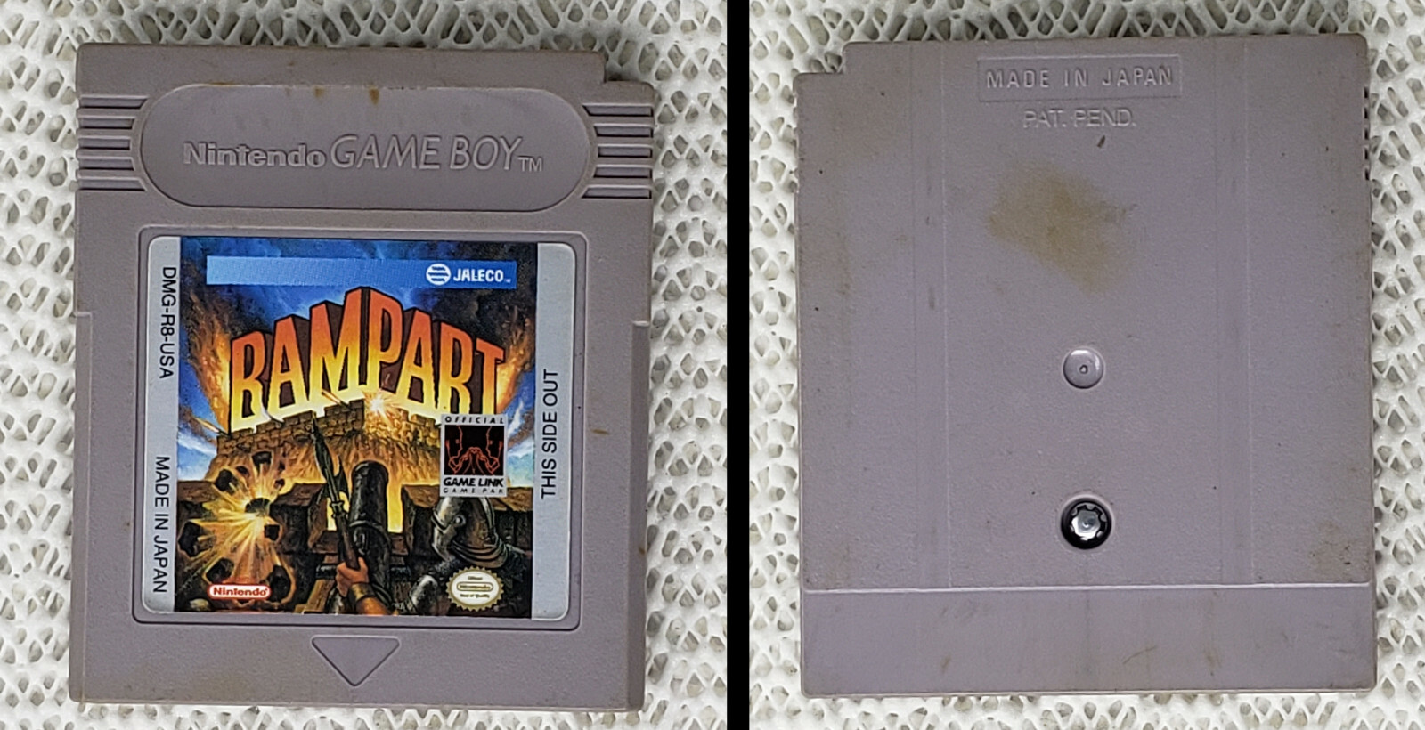 USED AND GENUINE RAMPART - ORIGINAL Game Boy Game COMPLETE in BOX ...