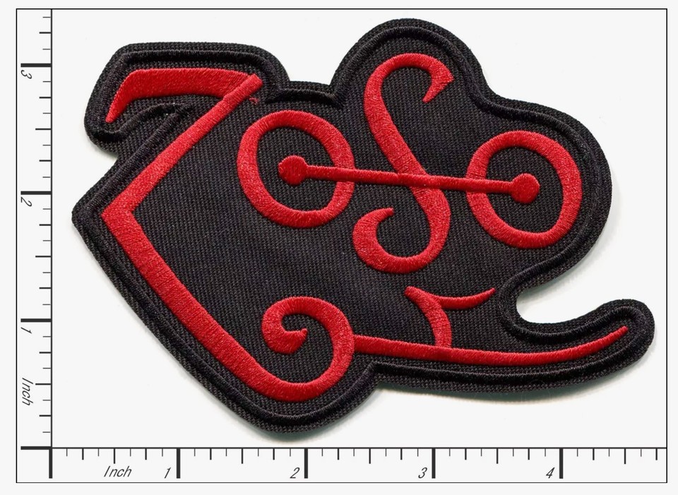 Zoso Led Zeppelin Jimmy Page Symbol Embroidered Iron-On Patch - Rock ...
