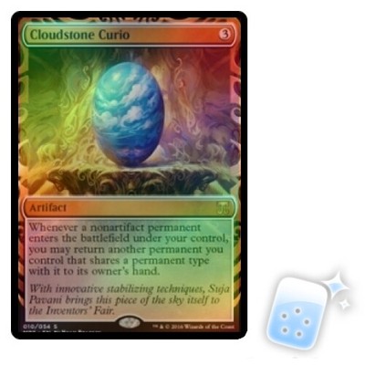 FOIL CLOUDSTONE CURIO Masterpiece Series: Kaladesh Inventions Magic MTG ...