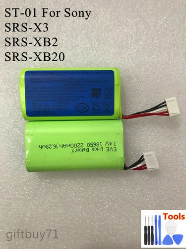 1pcs Speaker Original Battery Pack ST-01 for Sony SRS-X3,SRS-XB2, SRS ...