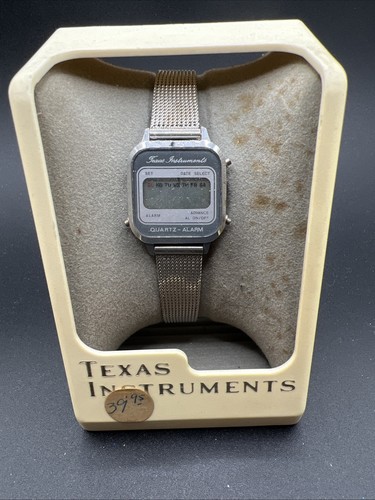 1970s Vintage Texas Instruments digital watch - new in case | eBay
