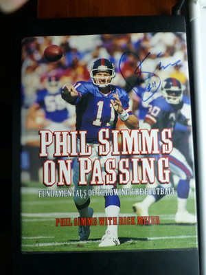 Phil Simms Signed 1st Edition Book "Phil Simms On Passing" with COA | eBay