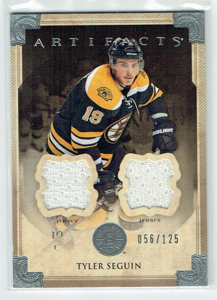 13-14 UD Upper Deck Artifacts Tyler Seguin /125 Dual Jerseys | eBay