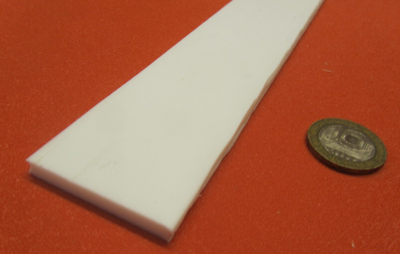 Teflon PTFE Virgin Bar 3/16" - .188" Thick x 1.50" Wide x 36" Long ...