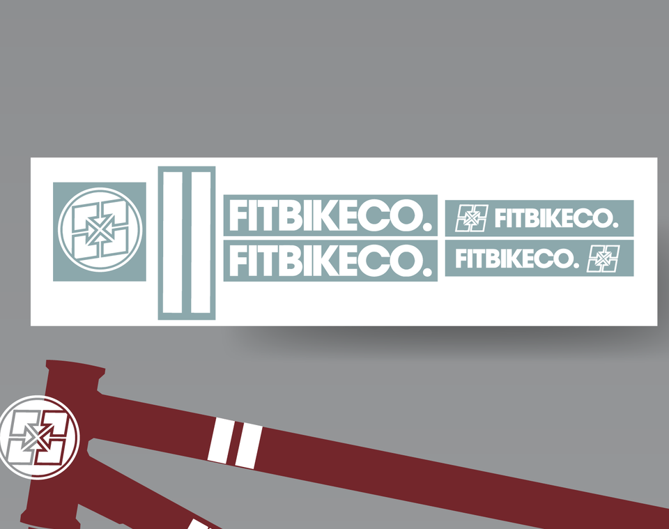 Fit Bike Co. BMX Frame Decal Set Stickers | eBay