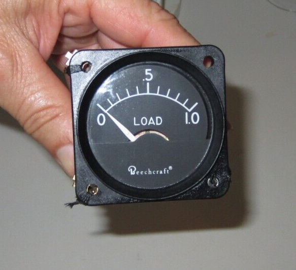 AIRCRAFT PART HICKOK LOAD METER A-1155-1 BEECH P/N 58-380048-1 ...