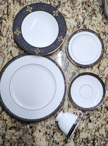Lenox Vintage Jewel 5 Piece Set White Dinnerware (4 sets=20pcs) | eBay