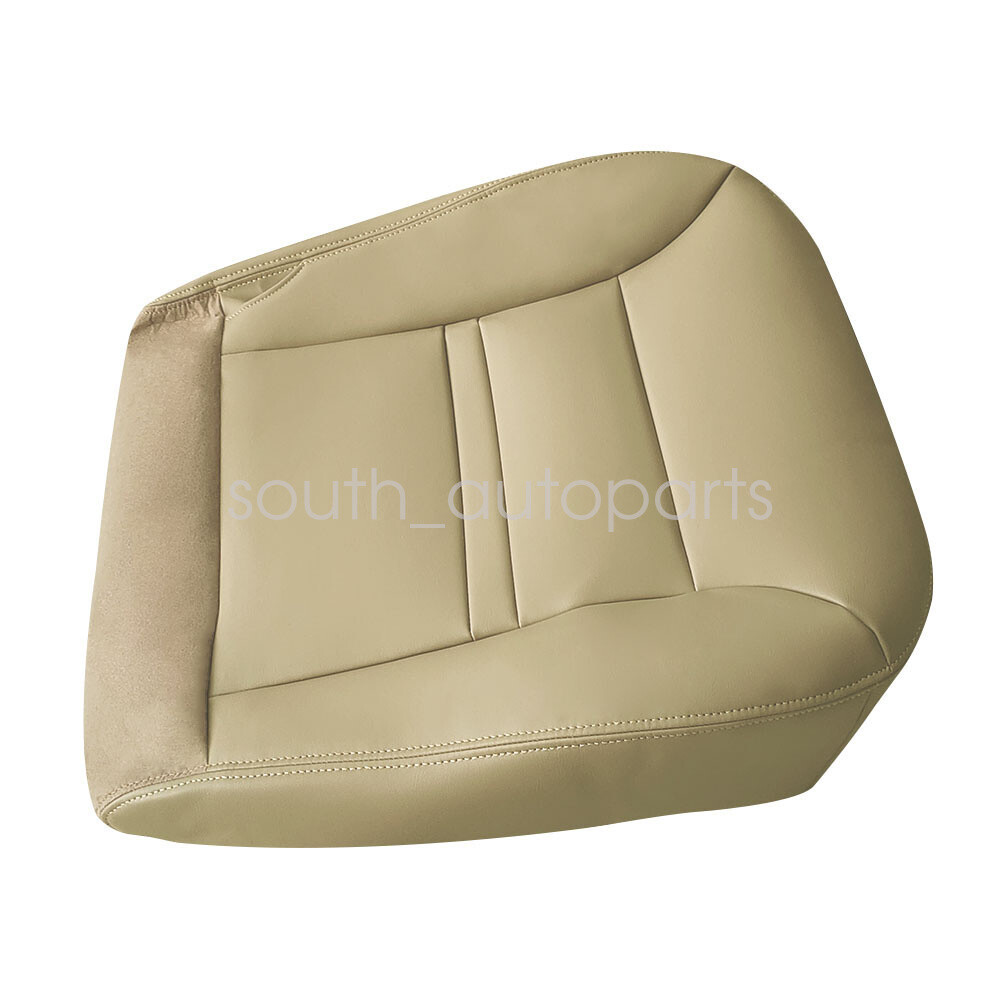 Passenger Bottom Leather Seat Cover Tan For 2000-2001 Ford Excursion ...