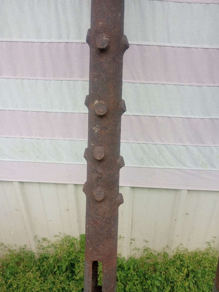 2 NOS never Used Antique Cast Iron Tree Trunk Hitching Post | eBay