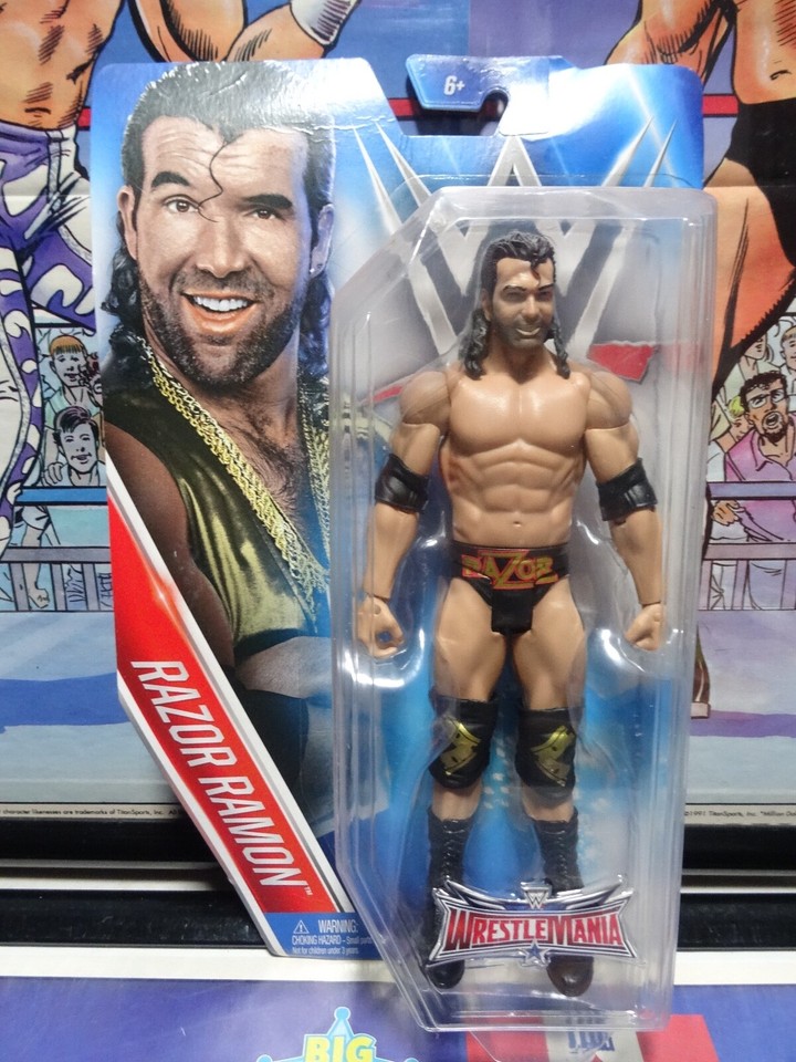 NEW WWF WWE RAZOR RAMON FIGURE WRESTLEMANIA 32 HERITAGE WRESTLING SCOTT ...