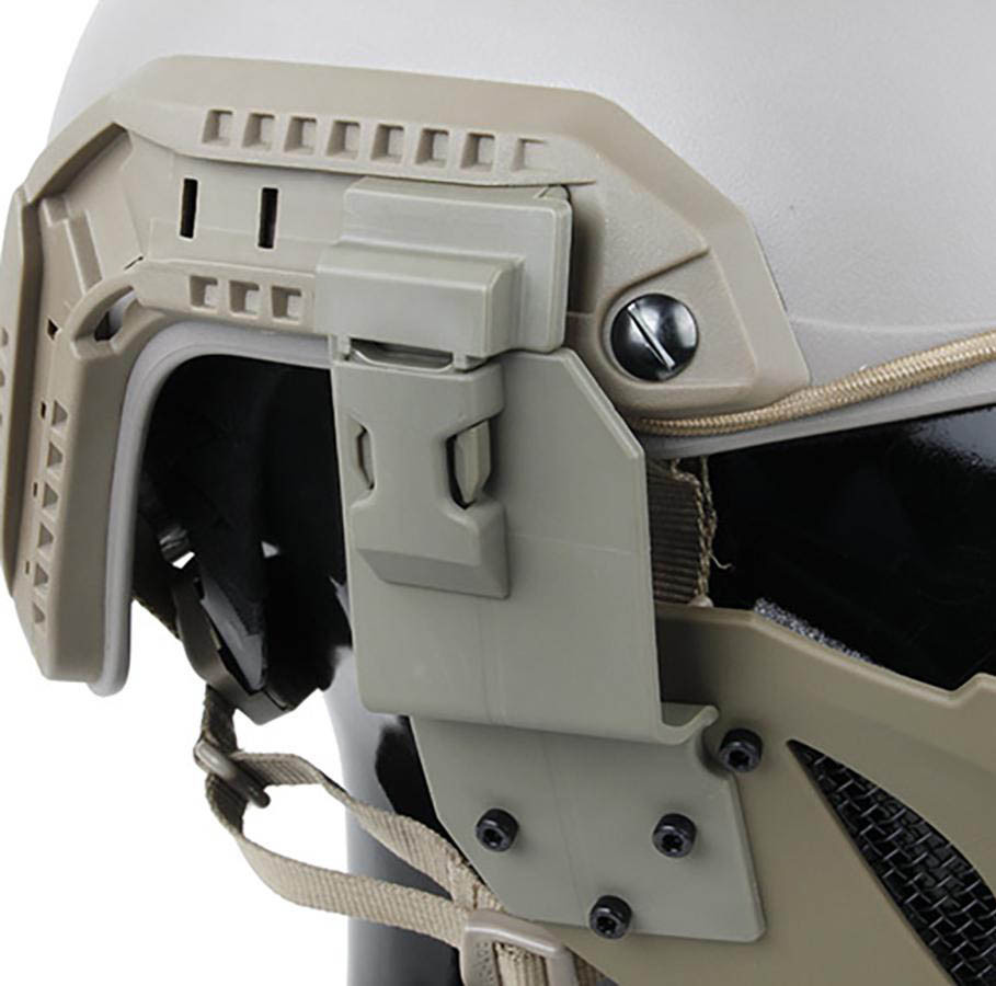 DLP Tactical Polymer & Steel Face Mask for ACH / MICH / FAST Bump ...