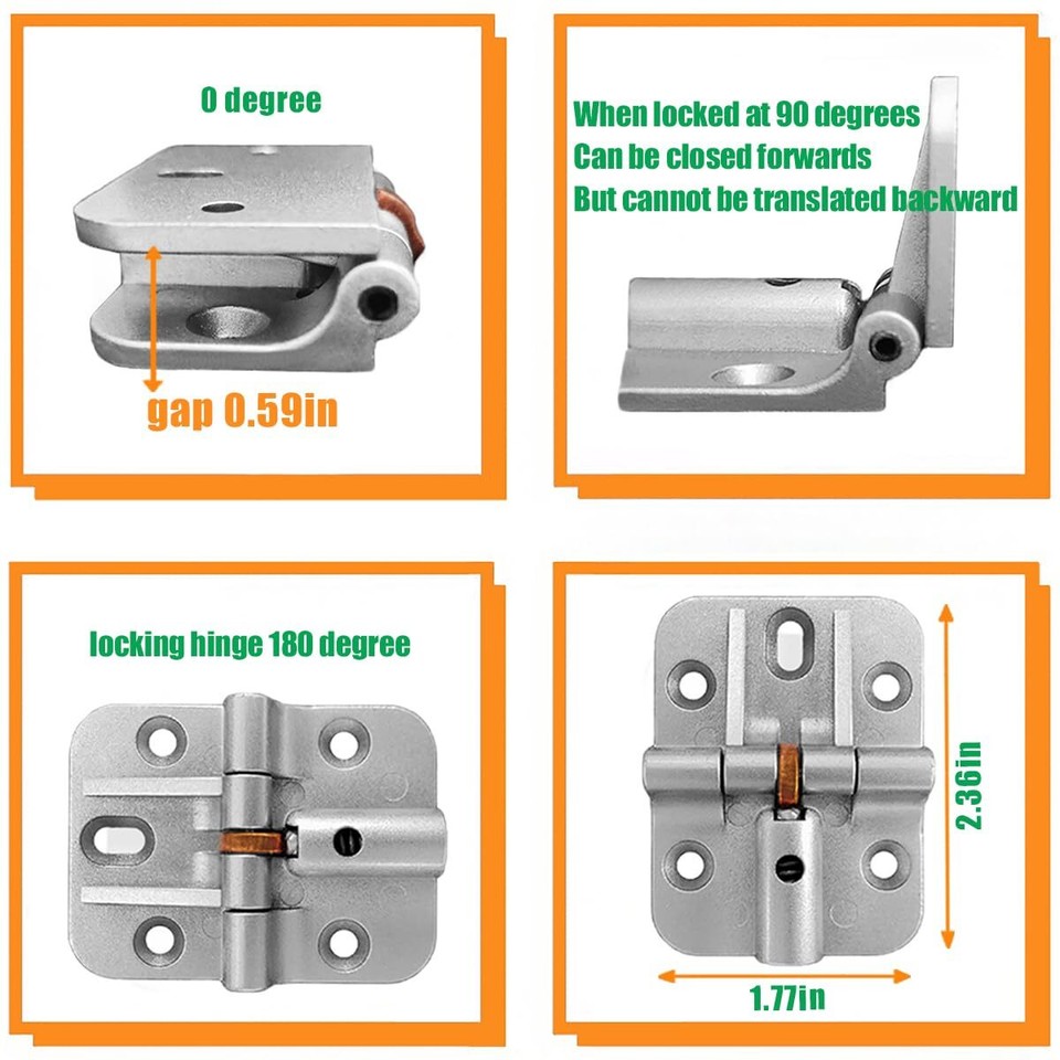 Adjustable180 Degree Locking Hinges,Locking Table Hinges,Locking 180 ...
