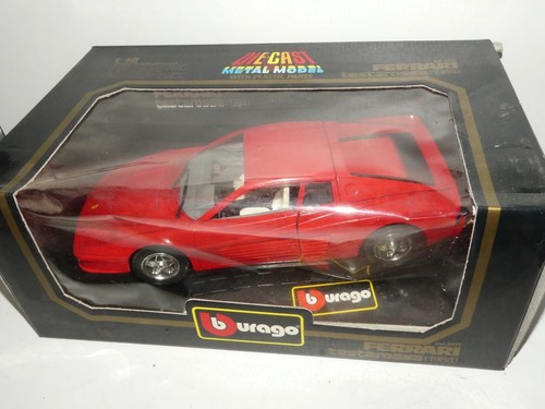 FERRARI TESTAROSSA 1984 Rouge BURAGO 1:18 | eBay