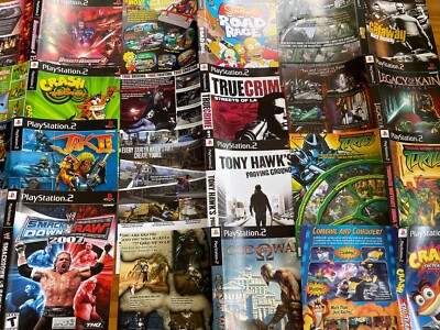 Sony PlayStation 2 PS2 Cover Art Inserts Original OEM Authentic BUY 3 ...