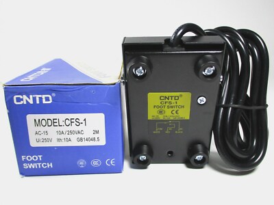 1PCS New For CNTD Foot switch CFS-1 10A /250VAC 2M AC-15 2M | eBay