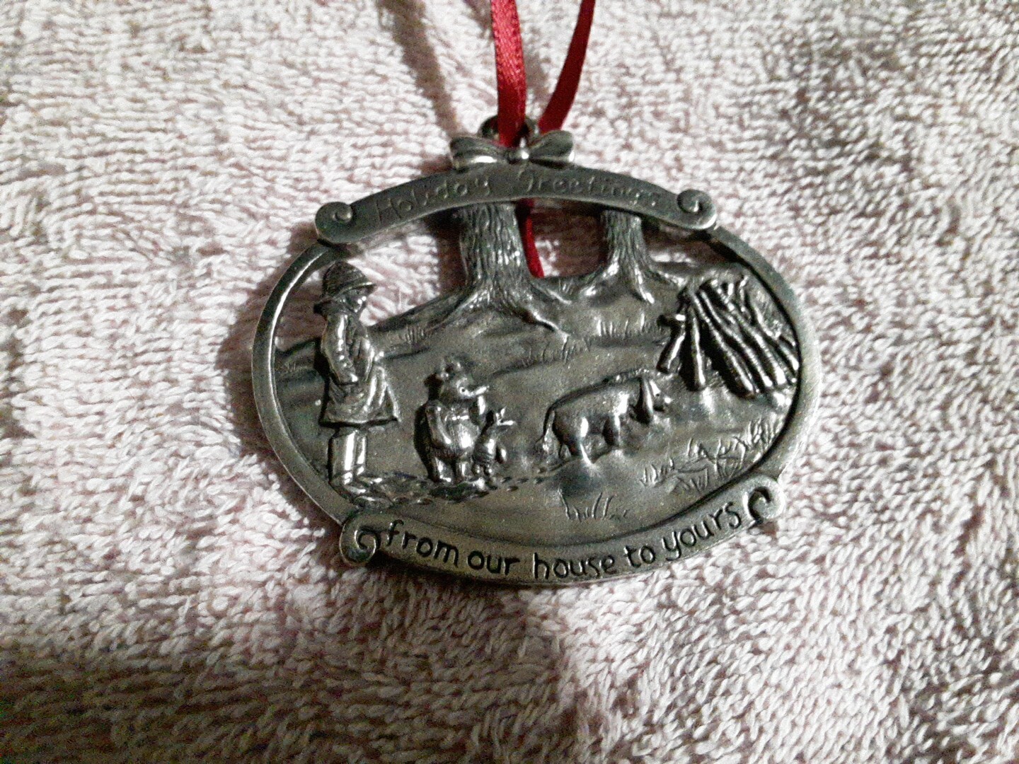 Disney Classic Winnie The Pooh Danforth Pewter Christmas Ornament B43 ...