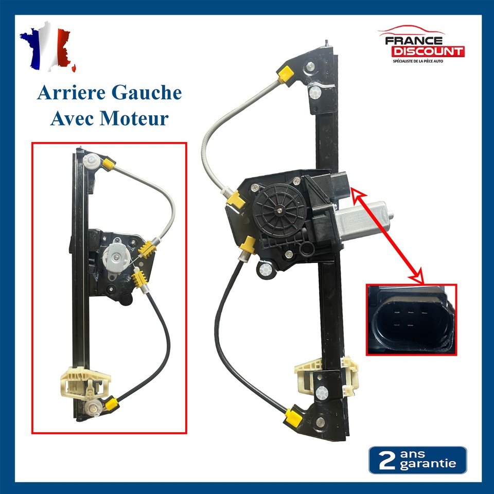 Rear Left Window Regulator Mechanism BMW 3 Series E90 E91 Sedan Wagon ...