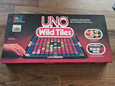 UNO WILD TILES ~ International Games (1983). COMPLETE SET w ...