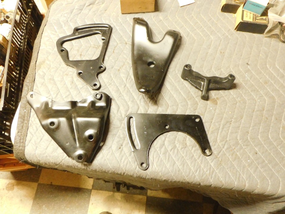 71-81 Chevy SB A6 A/C COMPRESSOR MOUNT BRACKETS AC Air Conditioning ...
