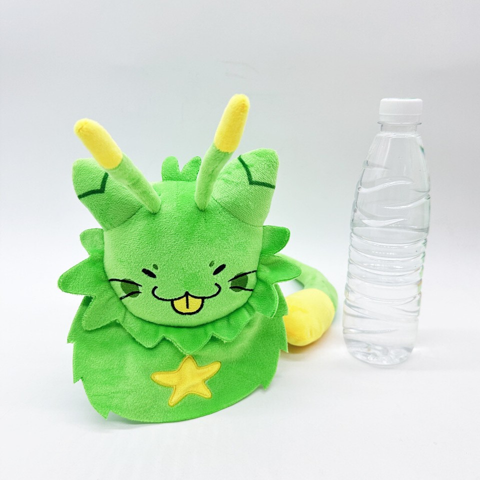22CM New Gnarpy Discovers The Internet Green Cat Plush Toy Doll Soft ...