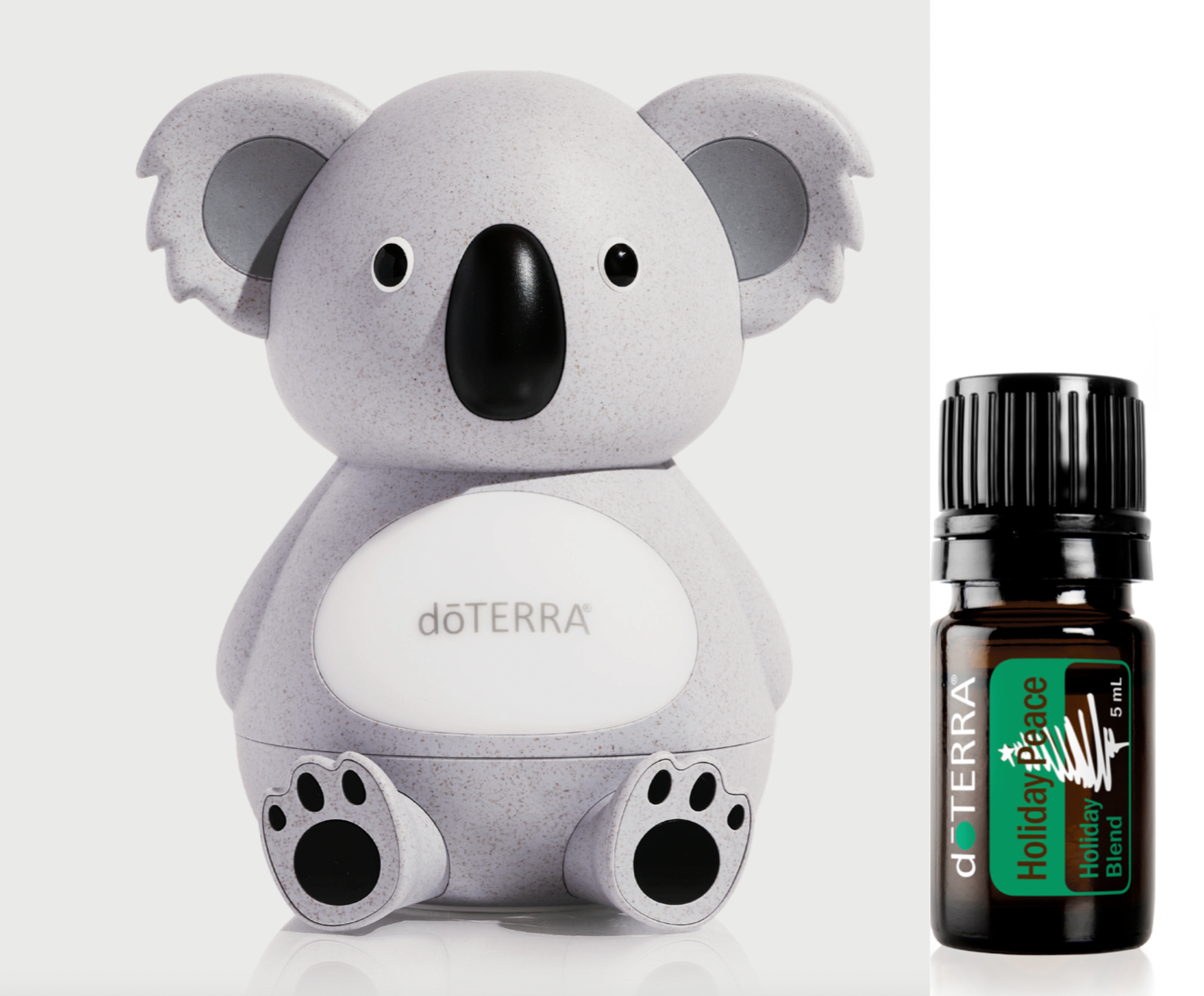 Clearance doTERRA Koala Diffuser + Holiday Peace 5ml Essential Oil ...