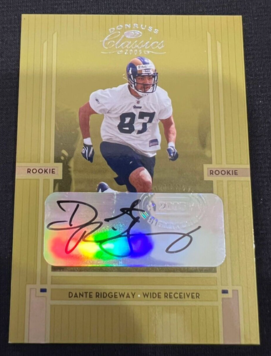 2005 Donruss Classics - Rookie #227 Dante Ridgeway /499 (AU, RC) for ...