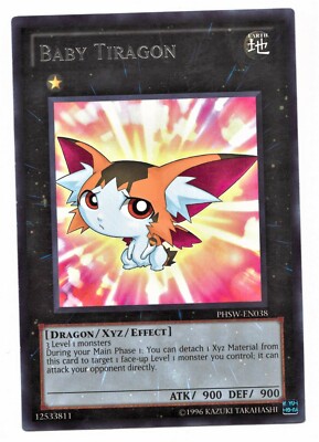 Yu-Gi-Oh Card: Baby Tiragon PHSW-EN038 RARE! EX | eBay