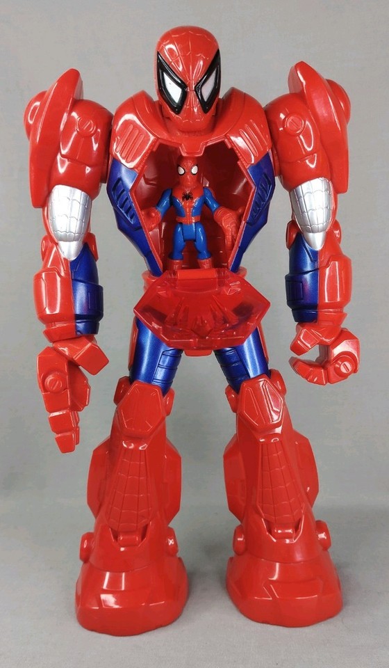 Imaginext Playskool Marvel Heroes SPIDER-MAN MECH ARMOR Spiderman ...