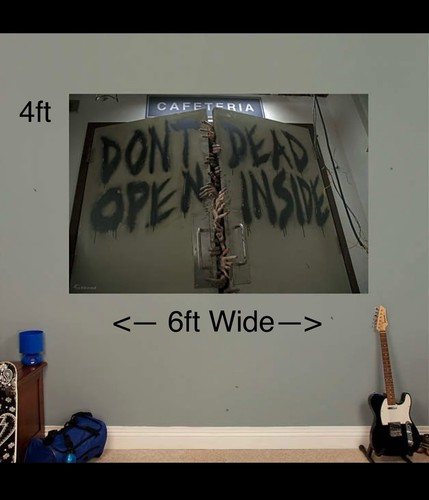 Fathead AMC The Walking Dead “Don't Open Dead Inside” Mural | eBay
