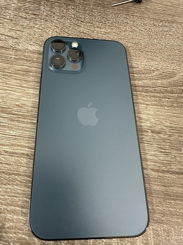 iPhone 12 Pro Max Housing Back Replacement Silver With Small Parts OEM ...