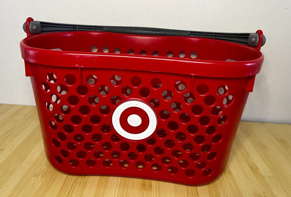 Authentic Real Deal Target Full Size Basket Handle Red Bullseye Logo ...