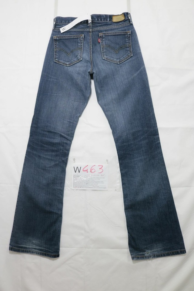 Levi's 522 Ultra Low Boot Usagé (Cod.W463) W27 L/ Denim Femme Taille ...