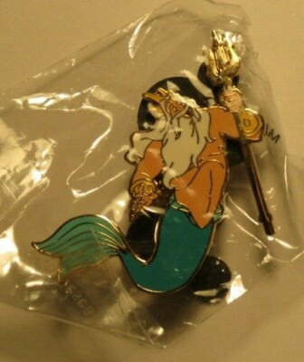 DISNEY DLR KING TRITON FATHER THE LITTLE MERMAID MAP PIN GWP PIN | eBay