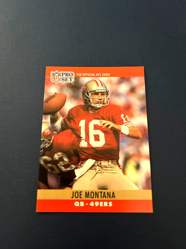 1990 Pro Set Football Joe Montana #293 HOF Set Break NM | eBay