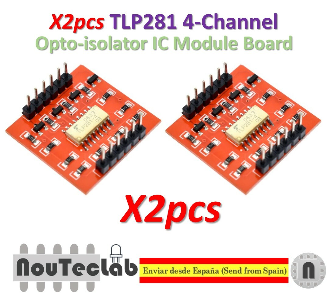 2pcs TLP281 4 CH Channel Opto-isolator IC Module Board Optocoupler ...