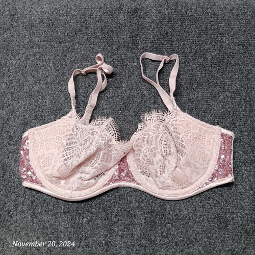 Dream Angels Push Up Without Padding Victoria Secret Bra Women 32D Pink ...