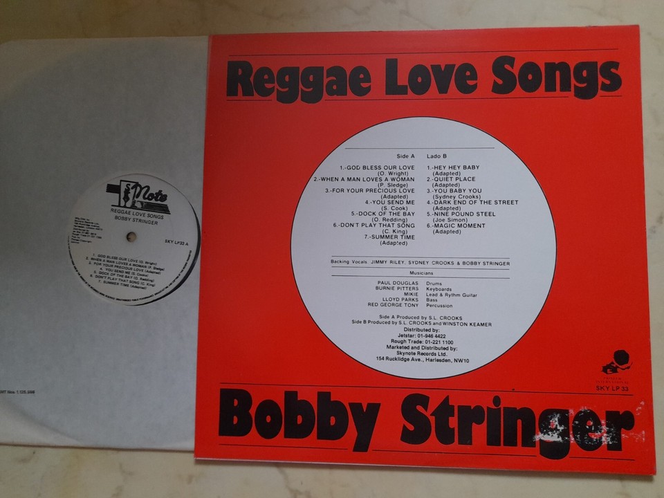 Bobby Stringer Reggae Love Songs 1980 Sky Note Label 1st Press | eBay ...