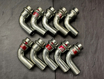 Viega Prestabo Bogen 90° i/a 15mm 10 Stück Pressfitting Sanpress ...