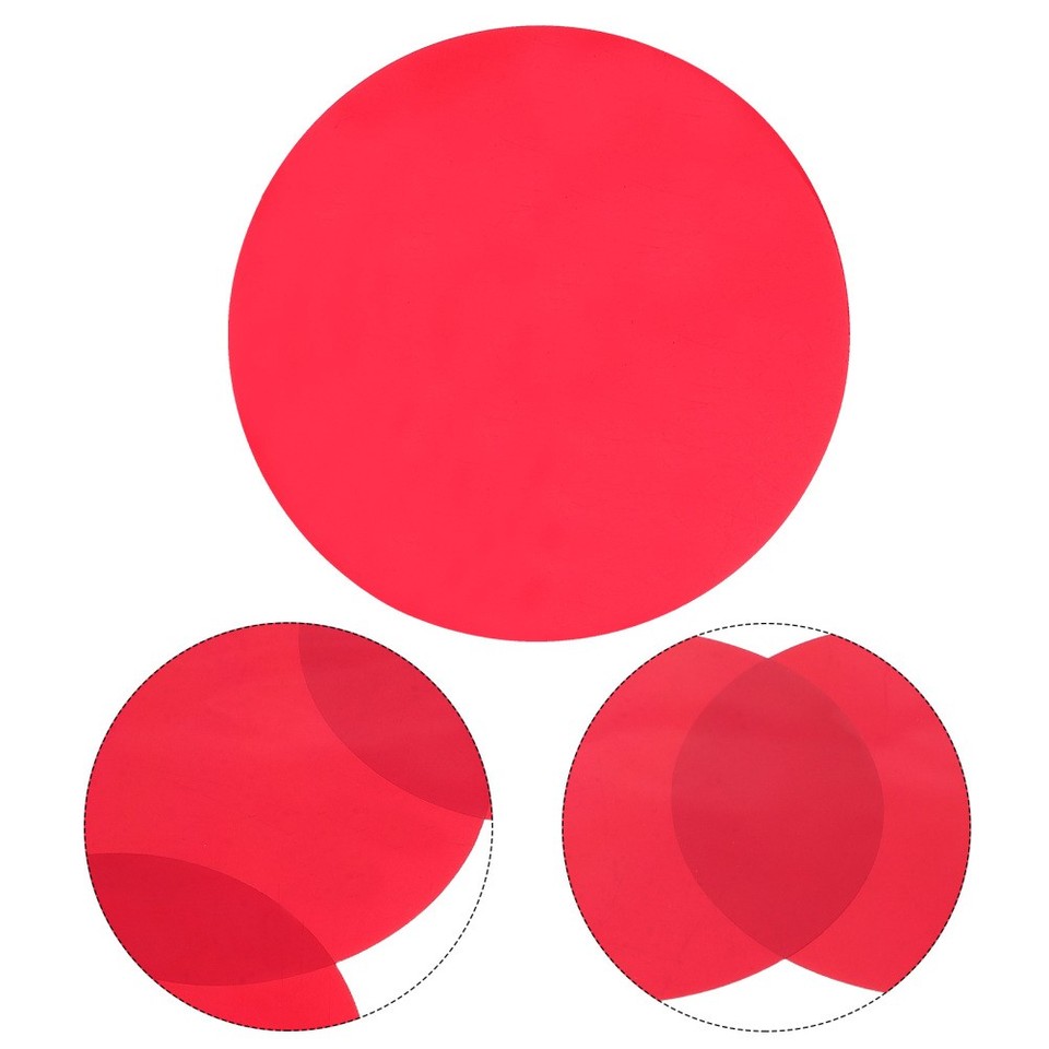 5 Pcs Plastic Transparency Gel Sheets Self Adhesive Warm Light Color ...