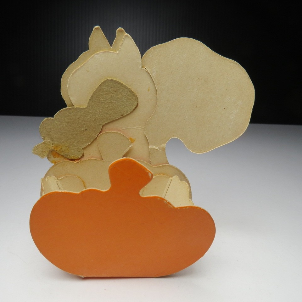 Vintage Squirrel Cardboard Candy Holder / Container for Halloween ...