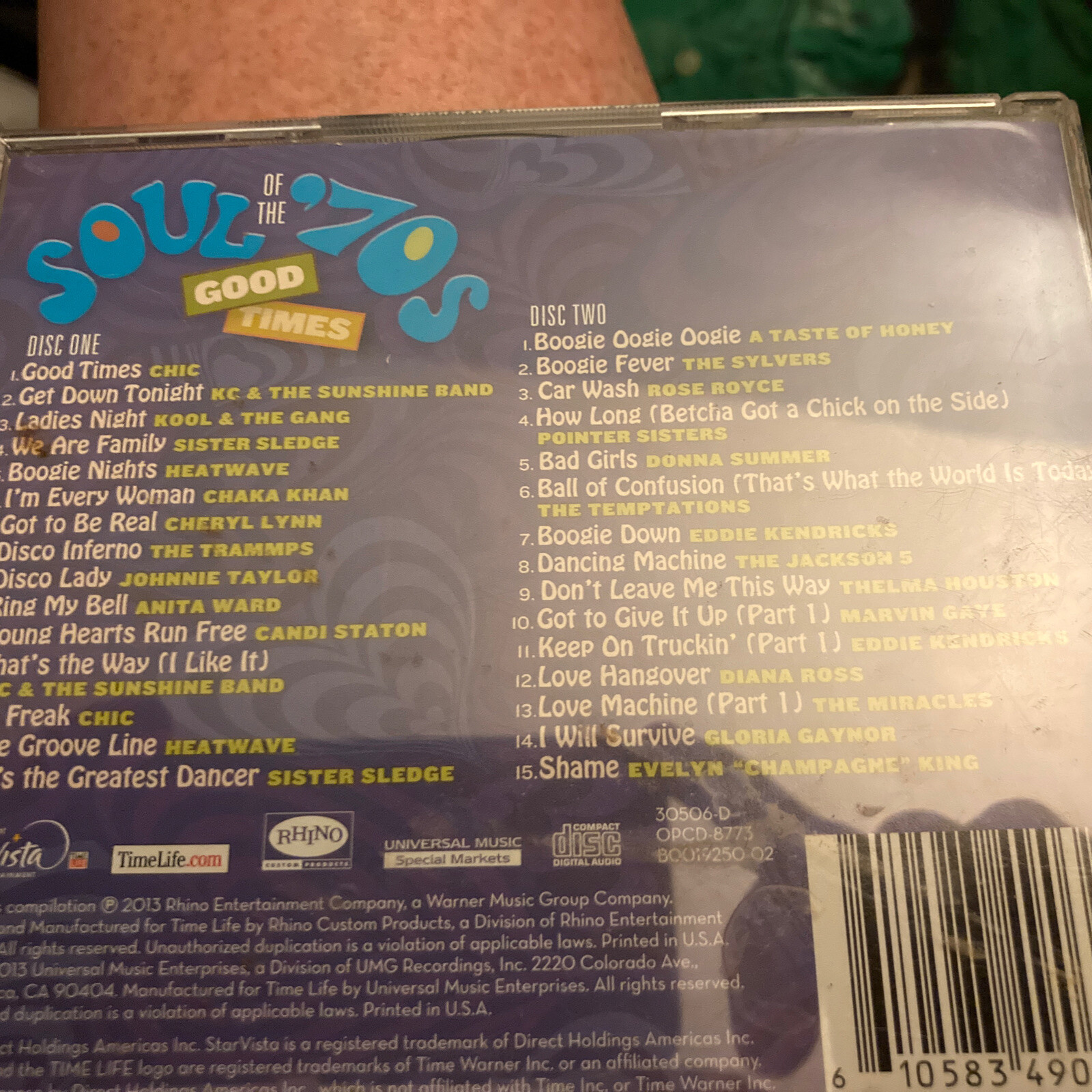 Soul of the 70s Good Times Time Life Jackson 5 Donna Summer Chic 2 CDs ...
