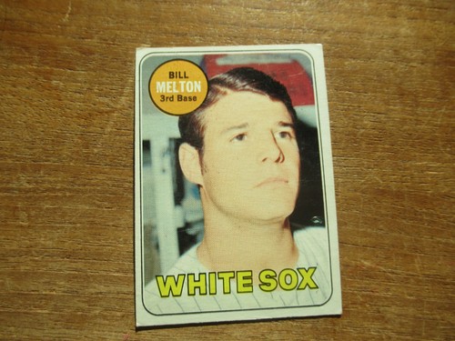 1969 TOPPS BILL MELTON #481 ROOKIE CARD WHITE SOX SETBREAK NO CREASES ...