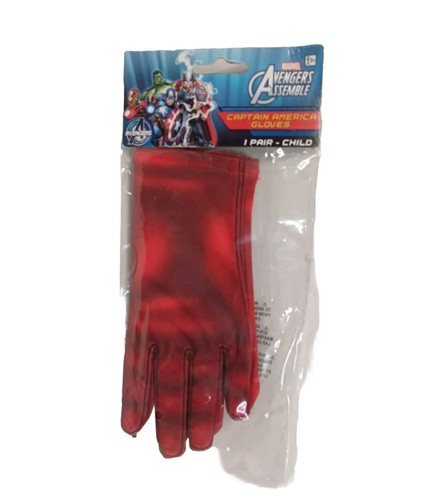 Marvel Avengers Captain America Gloves - Child - New, Halloween Age 3 ...